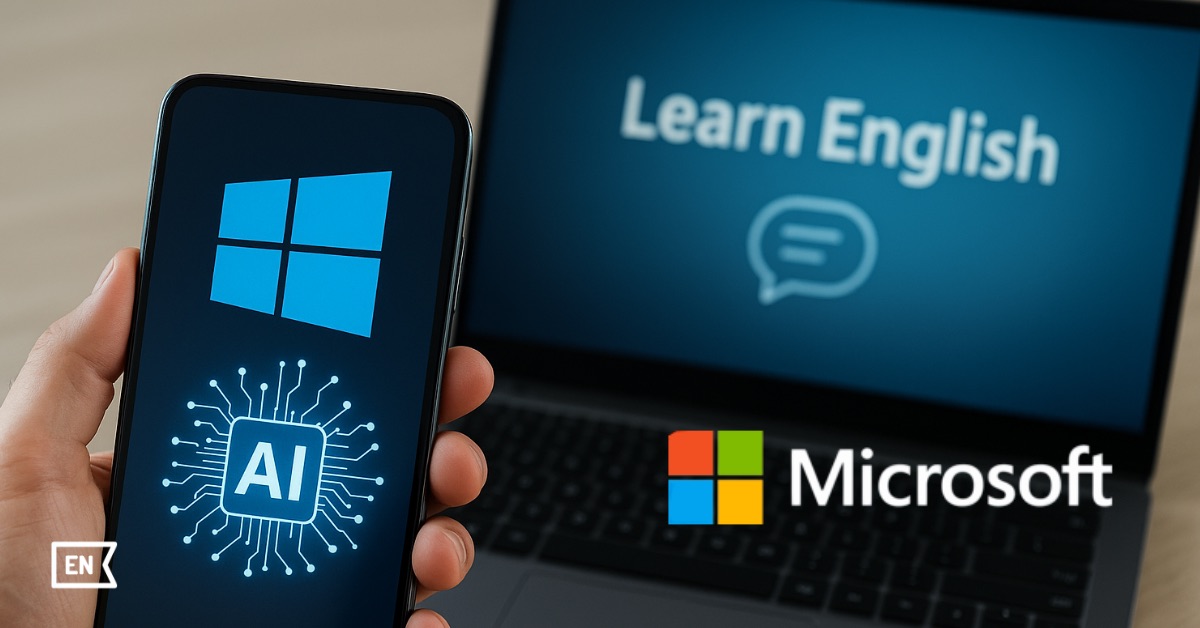 Microsoft lanza curso gratis para aprender inglés fácil con IA